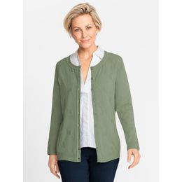 Strickjacke CLASSIC Gr. 44, grün (eucalyptus) Damen Strickjacken