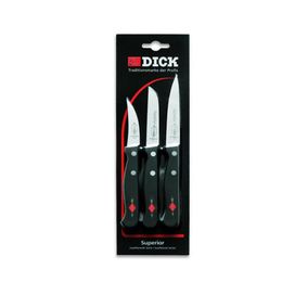 DICK Messer-Set DICK 8470004 Messer-Set Superior Messer 3 teilig Küchenmesser Gemüsemesser Schälmesser