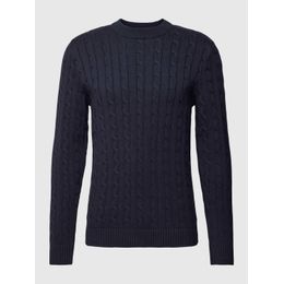 Selected Homme Strickpullover mit Zopfmuster