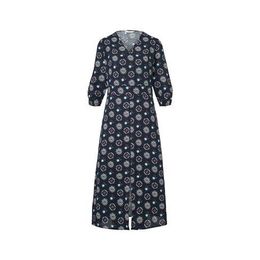 Tchibo Kleid mit Print - Dunkelblau - Gr.: 42