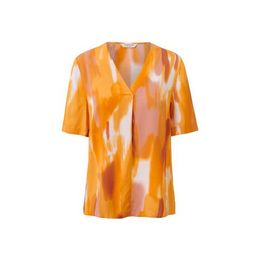 Tchibo Bluse mit Aquarell-Print - Orange - Gr.: 36