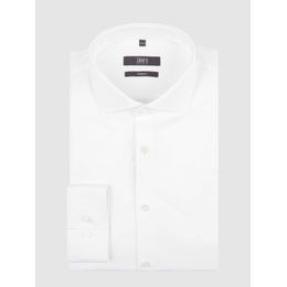 Jake*s Regular Fit Business-Hemd aus Twill mit extra langem Arm