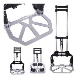 TroniTechnik&reg; Sackkarre Handkarre klappbar, Transportkarre bis 80kg, Klappwagen - Vollgummireifen, h&ouml;henverstellbar