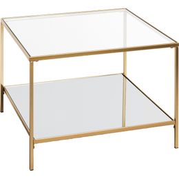 Beistelltisch HAKU Tische Gr. B/H: 60 cm x 45 cm, goldfarben (goldfarben, goldfarben) Beistelltische