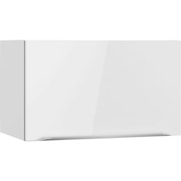 Klapphängeschrank Optifit "Aken" Schränke Gr. B/H/T: 60 cm x 35,2 cm x 34,6 cm, weiß (weiß hochglanz, weiß) Hängeschränke