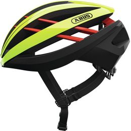 Rennradhelm Abus "AVENTOR" Helme Gr. S Kopfumfang: 51 cm - 55 cm, gelb (neon yellow) Fahrradhelme