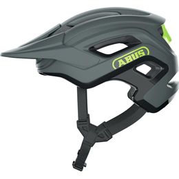 Mountainbikehelm Abus "CLIFFHANGER" Helme Gr. L Kopfumfang: 57 cm - 61 cm, grau (concrete grey) Fahrradhelme für Erwachsene