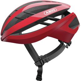 Rennradhelm Abus "AVENTOR" Helme Gr. S Kopfumfang: 51 cm - 55 cm, rot (racing red) Fahrradhelme