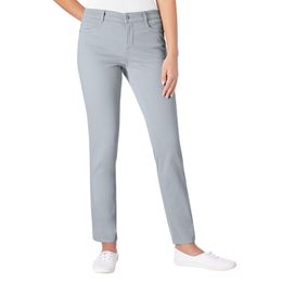Slim-fit-Jeans Ascari Gr. 18, Kurzgrößen, grau Damen Jeans Röhrenjeans