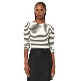 Marc O'Polo Langarmshirt MARC O'POLO Gr. XL, bunt (multi, black) Damen Shirts Jersey