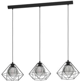 Hängeleuchte Eglo "VERNHAM" Lampen Gr. 3 flammig, Höhe: 110 cm, schwarz Pendelleuchten und Hängeleuchten