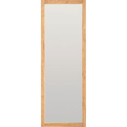 Wandspiegel WOHN[GLÜCK]LICH BY INFANTIL "Brest" Spiegel Gr. B/H: 50 cm x 140 cm, beige (kernbuche natur) Wandspiegel Spiegel, Hochspiegel, Garderobenspiegel Höhe 140 cm