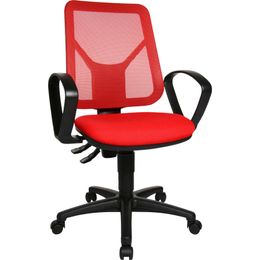 Bürostuhl Topstar "Airgo Net" Stühle rot Drehstühle
