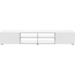 Lowboard TemaHome "PODIUM" Sideboards Gr. B/H/T: 185 cm x 31 cm x 42 cm, weiß Lowboards