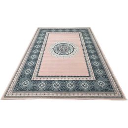 Teppich Home Affaire "Shari" Teppiche Gr. B/L: 190 cm x 280 cm, 7 mm, 1 St., rosa Esszimmerteppiche