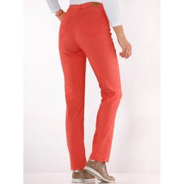 Schlupfjeans Casual Looks Gr. 22, Kurzgrößen, orange (terra) Damen Jeans