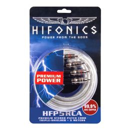 HIFONICS RCA Stereokabel HFP5RCA Audio-Kabel