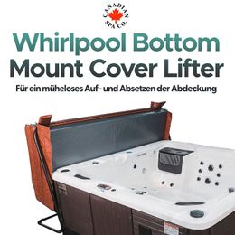 Canadian Spa GmbH Pool-Abdeckplane Abdeckhilfe bodenbefest., Hebevorrichtung für Whirlpoolabdeckung bis zu 240 cm breite