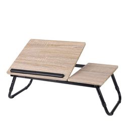 Urban Living Laptop Tablett Betttablett Bett- Sofa- Notebooktablett Mini-Tisch, klappbar, Neigungswinkel verstellbar, höhenverstellbar