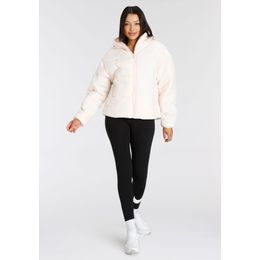 Outdoorjacke Nike Sportswear "W NSW ESSTL THRMR CLSC PUFFER" Gr. M (40/42), orange (guava ice, white) Damen Jacken Sportjacken