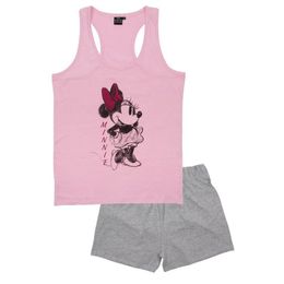 United Labels® Schlafanzug Disney Minnie Mouse Schlafanzug ohne Ärmel