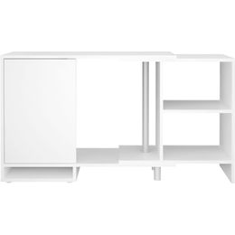 Highboard FMD "Flex 1" Sideboards Gr. B/H/T: 133,5 cm x 73,7 cm x 33 cm, weiß Highboards