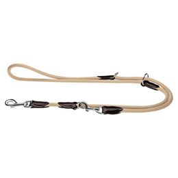 Hunter Tierbedarf Hundeleine Verstellbare Führleine Freestyle beige