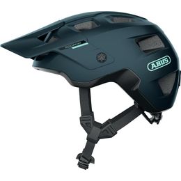 Mountainbikehelm Abus "MODROP" Helme Gr. L Kopfumfang: 57 cm - 61 cm, blau (midnight blue) Fahrradhelme für Erwachsene