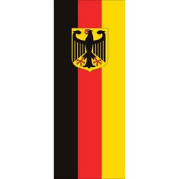 flaggenmeer Flagge Deutschland mit Adler 160 g/m² Hochformat