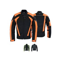 BULLDT Motorradjacke GW322J Orange BULLDT Motorradjacke Textil