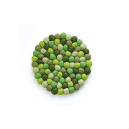 Cilio Platzteller Untersetzer LANA rund 21 cm, grün, verde