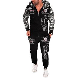 Jaylvis Jogginganzug Marine Royal Herren Trainingsanzug Sportanzug Streetwear Fitness