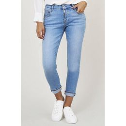 Blue Fire 5-Pocket-Jeans, blau