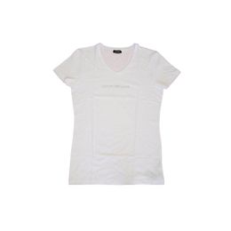 Emporio Armani Unterziehshirt 0P263 Damen T-Shirt Glitzer Schmucklogo (1-St) V-Neck Kurzarm figurbetont