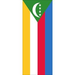 flaggenmeer Flagge Flagge Komoren 110 g/m² Hochformat