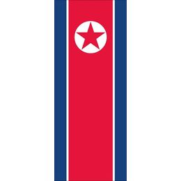 flaggenmeer Flagge Flagge Nordkorea 110 g/m² Hochformat