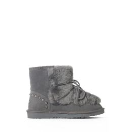 NICEBAY Leder-Boots "Inaya" in Grau - 39