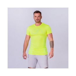 GYM AESTHETICS Funktionsshirt Essential Mesh Blocking Tight-Fit T-Shirt für Herren Atmungsaktiv
