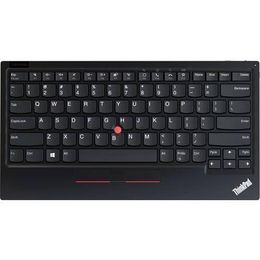 Lenovo ThinkPad TrackPoint Kabellos, Funk, Bluetooth® Tastatur US-Englisch Schwarz Spritzwassergeschützt