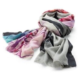 Blue Valley Damen-Schultertuch gemustert, Multicolor