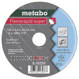 Metabo Schruppscheibe Metabo 616220000 Flexiarapid super Schleifscheibe Durchmesser 125 mm B