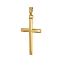 trendor Kreuzanhänger Kreuz- für 25 mm Gold 585 / 14K