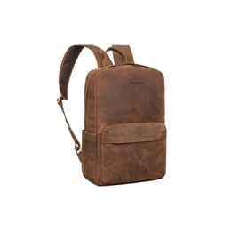 STILORD Notebookrucksack "Alois" Klassischer Laptop Rucksack 15 Zoll Leder