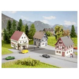 Noch Modelleisenbahn-Gebäude Z Dorf-Set