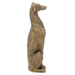 aubaho Dekofigur Skulptur Windhund Hund Greyhound Jagdhund Figur Whippet Haus Antik-Sti