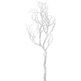 Winterliche Kunstpflanze Weihnachtsdeko Zweig, my home, Höhe 97 cm, Deko-Ast, weiß