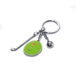 Troika Schlüsselanhänger Schlüsselanhänger mit 3 typischen Golf-Anhängern HOLE IN ONE