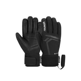 Reusch Skihandschuhe Down Spirit GORE-TEX SC mit verstärkten Fingerspitzen, schwarz|silberfarben