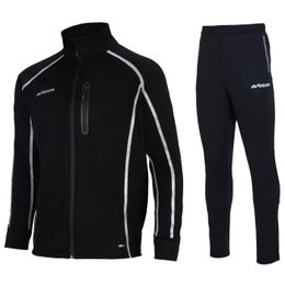 Airtracks Lauftights Winter Herren Laufset Pro Team: Thermo Jacke Air Tech II + Laufhose (Laufbekleidung mit warme Thermoqualität