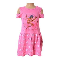 Miraculous - Ladybug Sommerkleid Off-Shoulder Jerseykleid für Mädchen Gr. 98-128 cm